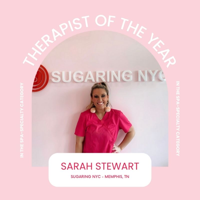 Sweet Victory for Our Sugarista! Sarah Stewart Named 'Therapist of the ...